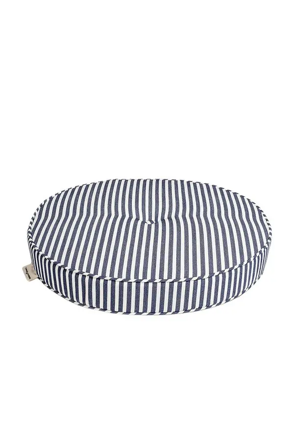 BUSINESS & PLEASURE Circular Pillow In Navy