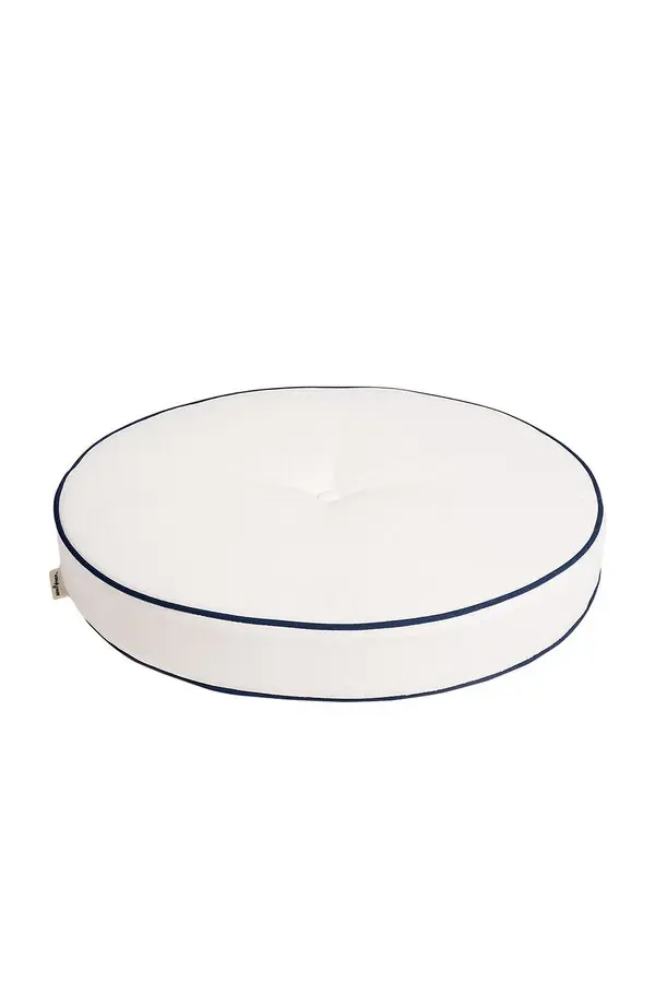BUSINESS & PLEASURE Circular Pillow - Riviera White