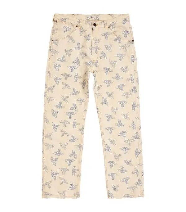 Vivienne Westwood Orb Ranch Straight Jeans - Multi