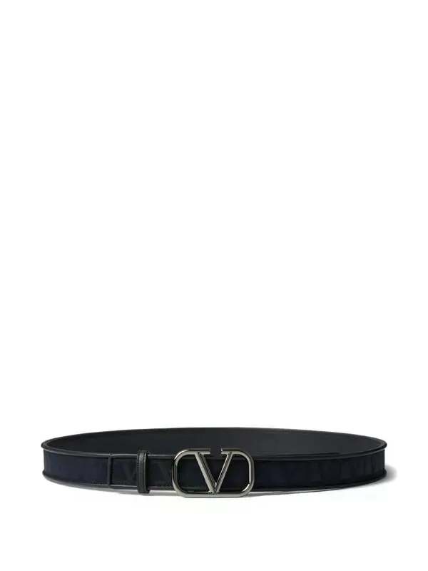 Valentino Garavani 30mm Toile Iconographe Reversible Belt