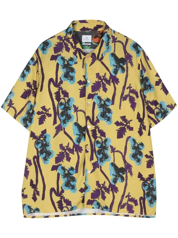 Paul Smith Tomato Vine Print Shirt