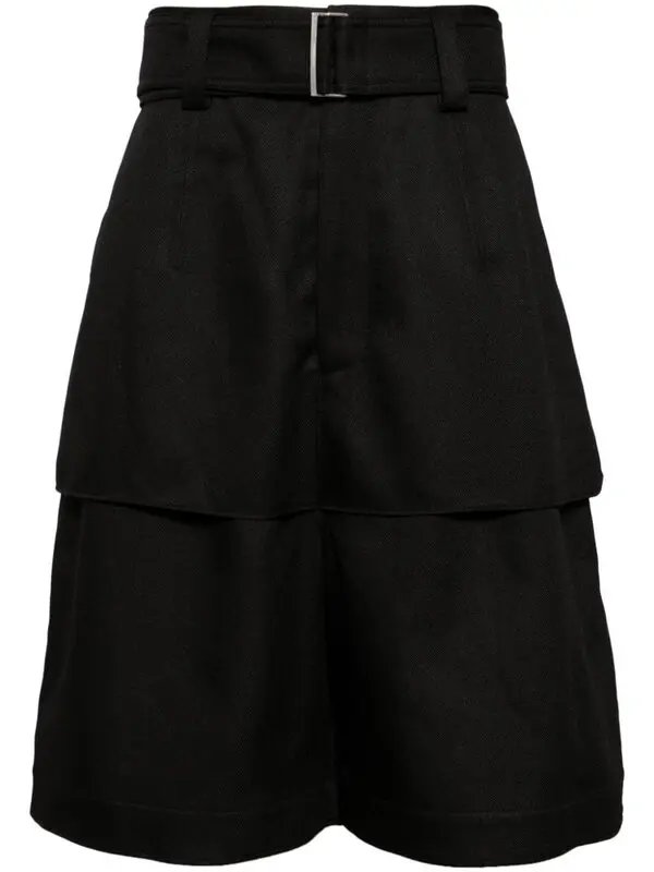 SONGZIO Layered Wide-leg Shorts
