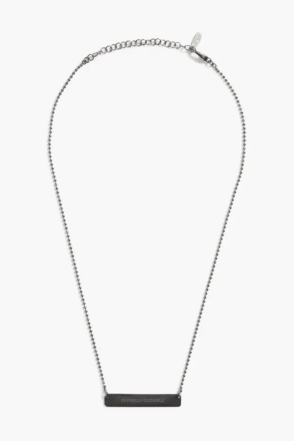 Brunello Cucinelli Tone Necklace - Gunmetal