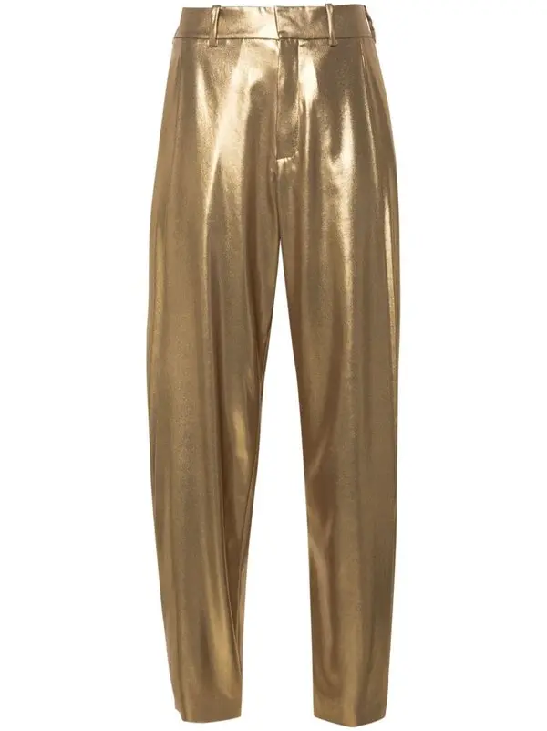 Ralph Lauren Laminated Finish Tapered Trousers