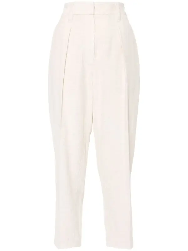 Brunello Cucinelli Pressed-crease Corduroy Trousers