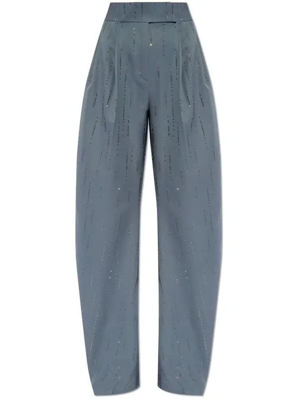 Attico Gary Crystal-embellished Trousers