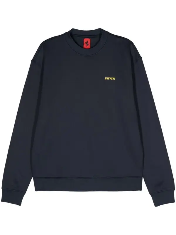 FERRARI Drop-shoulder Jersey Sweatshirt