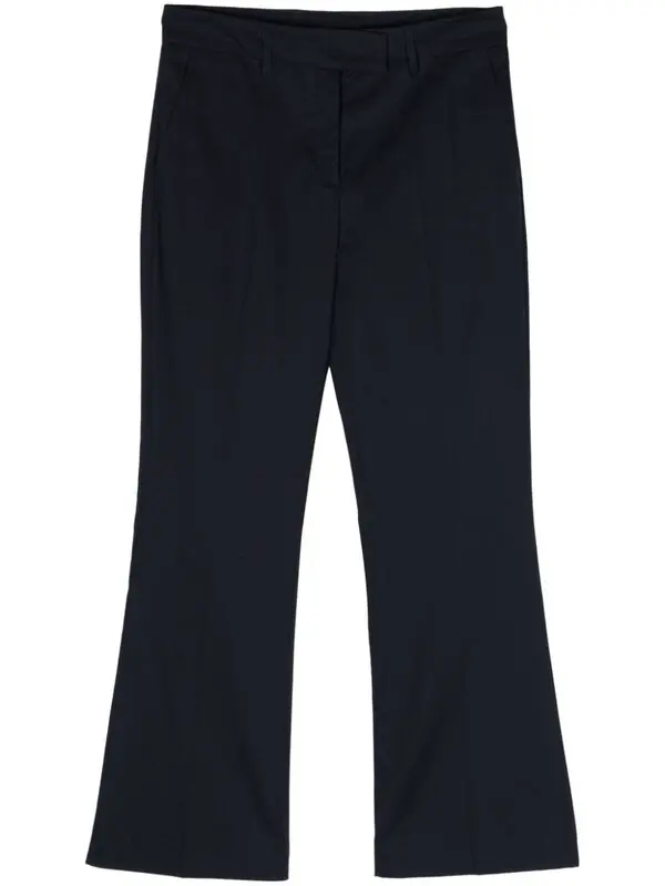 DRHOPE Cropped Flared Trousers