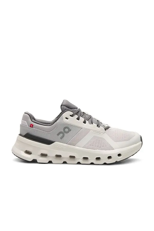 On Cloudrunner 2 Sneaker - Frost & White