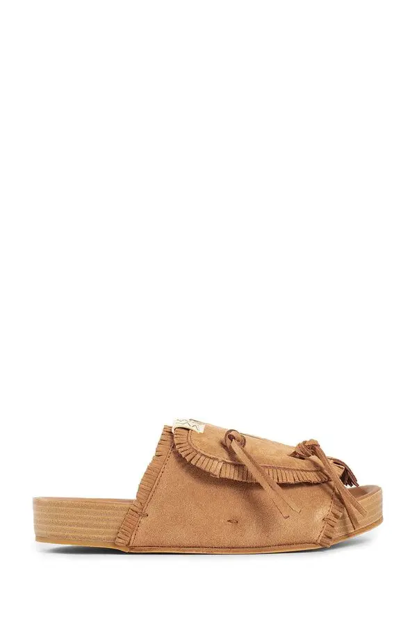 Buy Visvim Slides - Brown At 33% Off | Editorialist