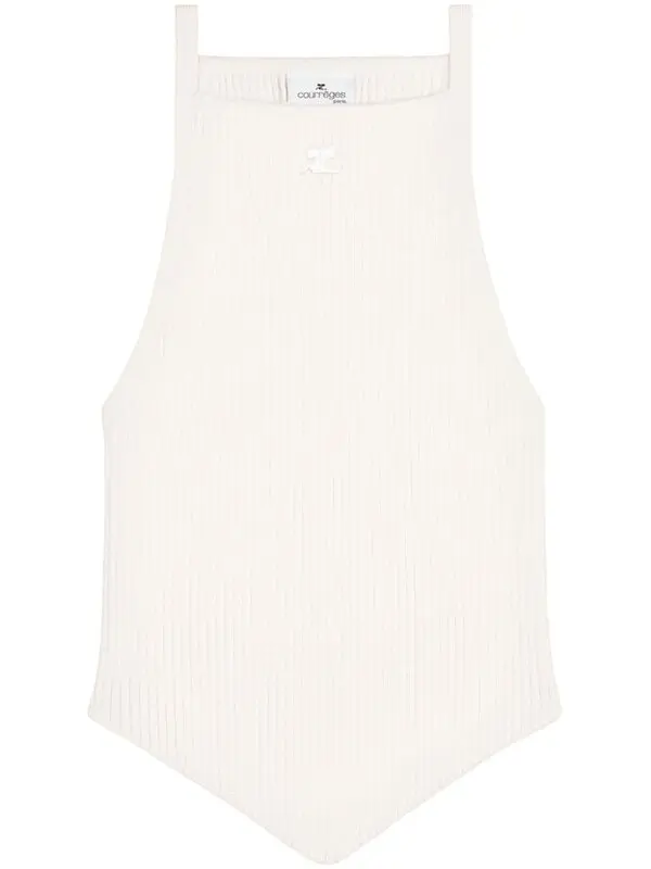 COURREGES Signature Top - White