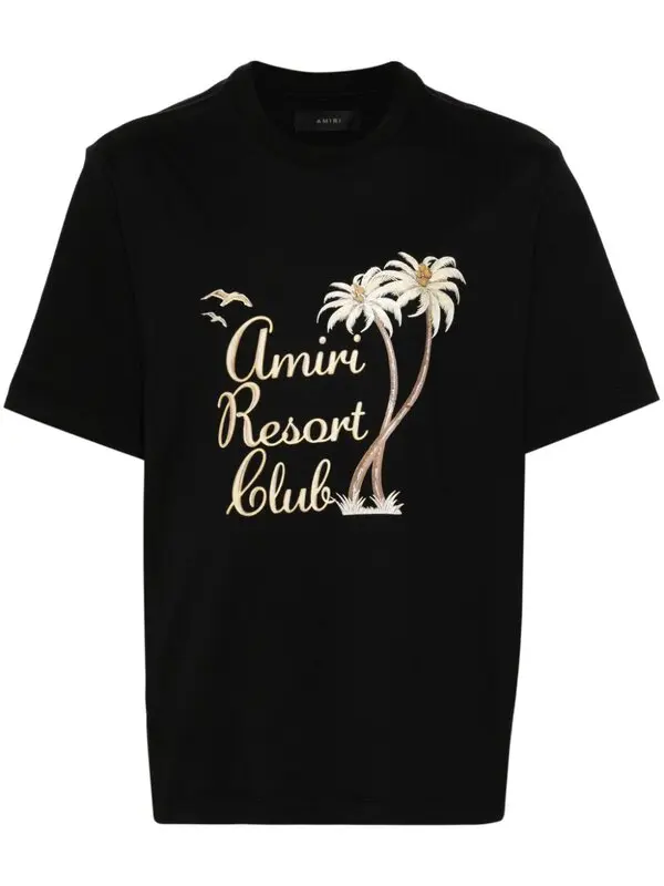 Amiri Twisted Palms Cotton T-shirt