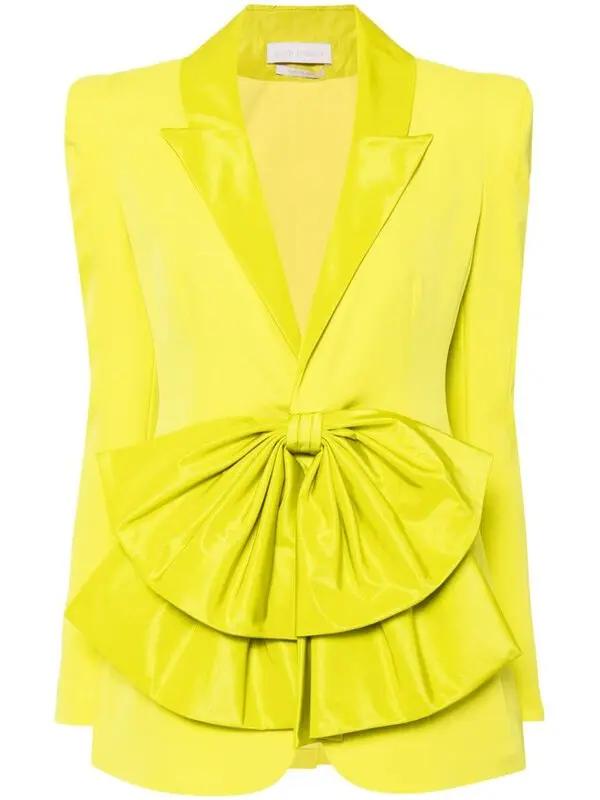 SAIID KOBEISY Tailored Jacket With Taffeta Bow