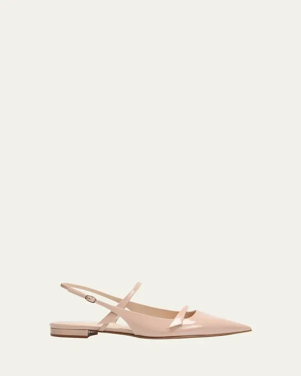 ALEXANDRE BIRMAN Tita Patent Slingback Ballerina Flats
