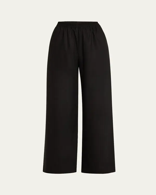 Eskandar Cashmere-blend Flared Trousers