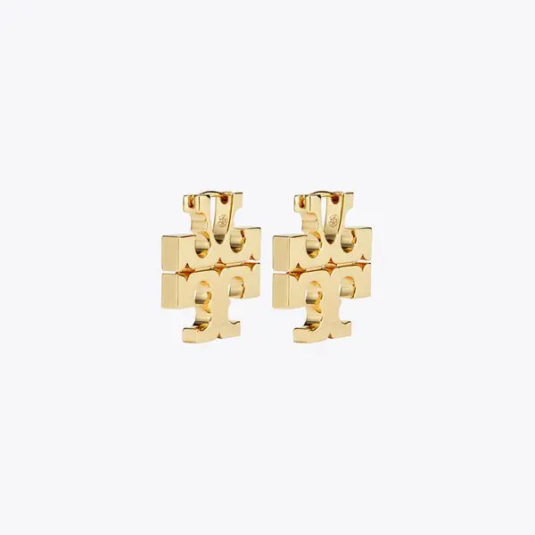 Tory Burch Hidden Hoop Earrings - Tory Gold