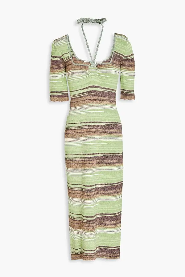 Veronica Beard Kante Spacedyed Knitted Midi Dress