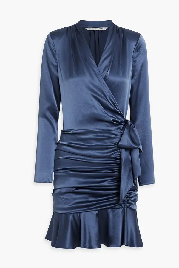 Veronica Beard Agatha Wrap-effect Mini Dress