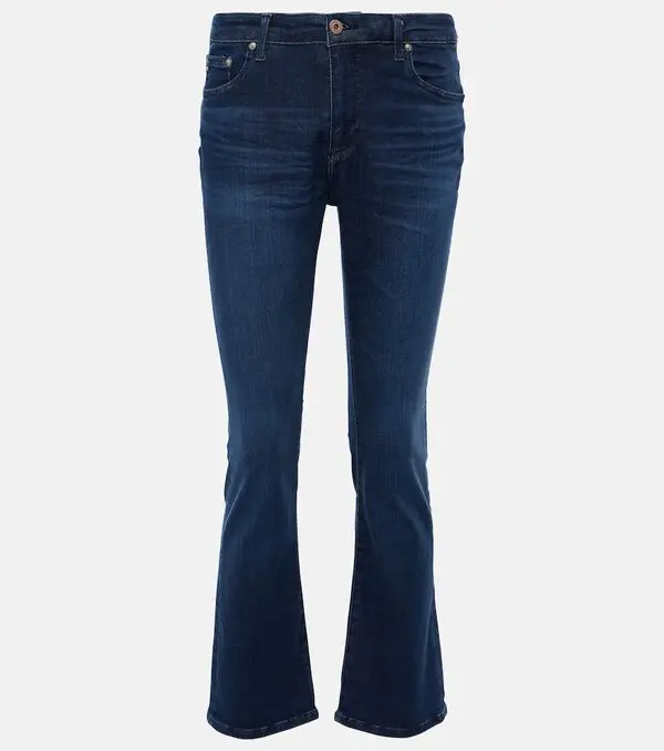 Ag Jodi Crop Flared Jeans - Blue