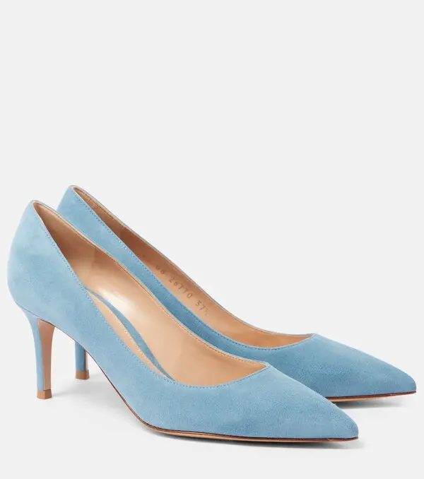 GIANVITO ROSSI 70 Suede Pumps