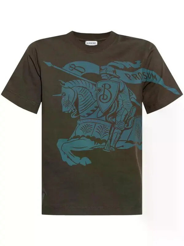 Burberry Equestrian Knight Cotton T-shirt