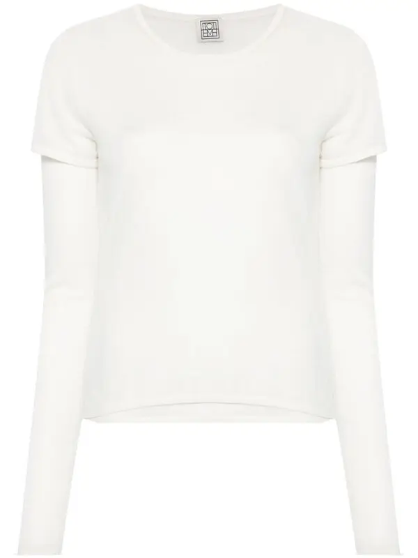 TOTÊME Layered Fine-knit Jumper