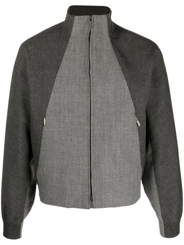 Thom Browne Virgin Wool Zip-up Jacket