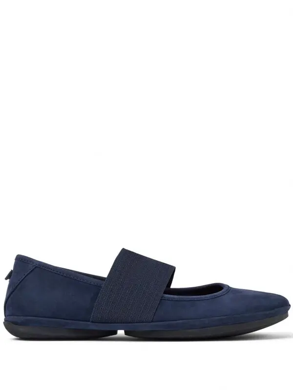 Camper Right Nina Suede Ballerinas - Blue