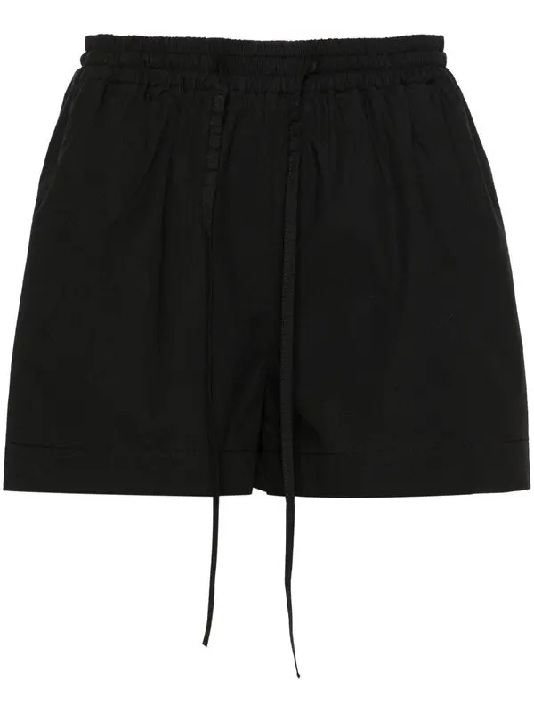 Matteau Mid-rise Organic Cotton Shorts - Black