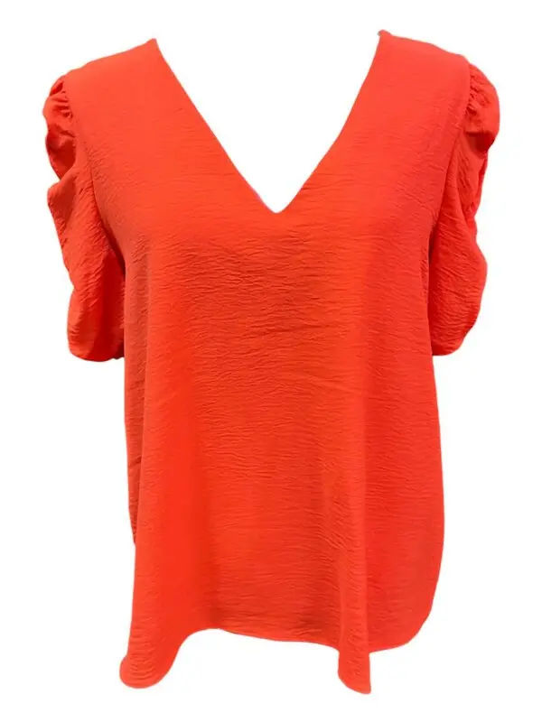 Buy Adrienne Taylor Top In Solid Sunset - Multi At 31% Off | Editorialist
