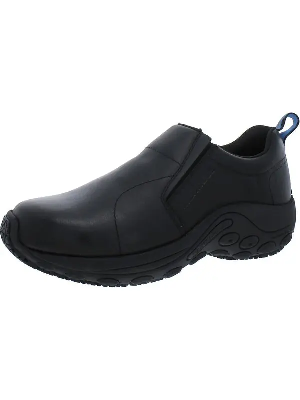Buy Merrell Jungle Moc 2 Pro Slip Resistant Leather Clogs - Black At 27 ...