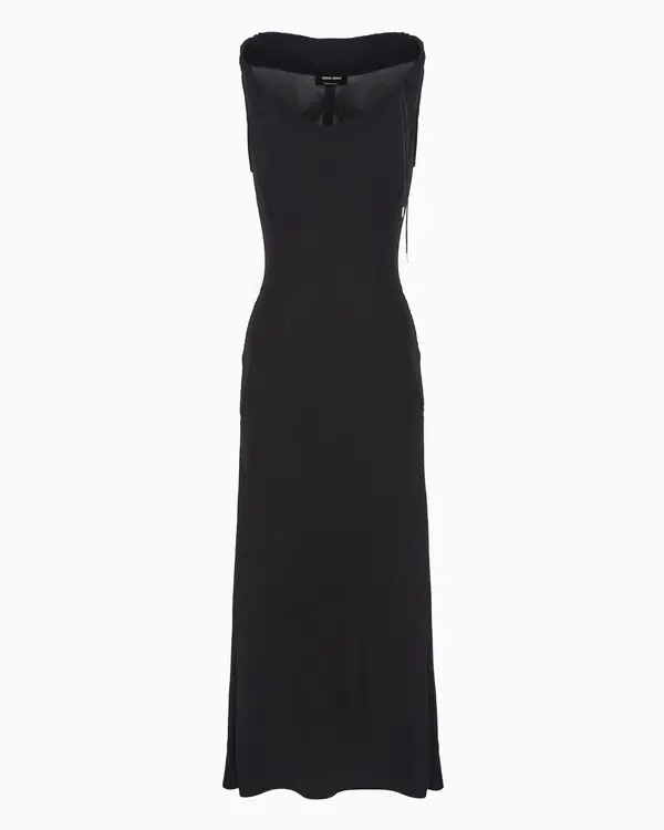 Giorgio Armani Crêpe-feel Viscose-jersey Midi Dress