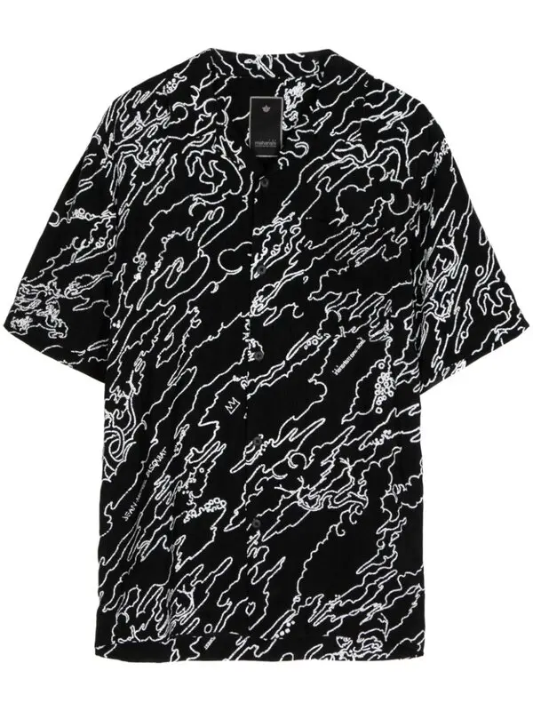 MAHARISHI Maha Basquiat Abstract-print Shirt