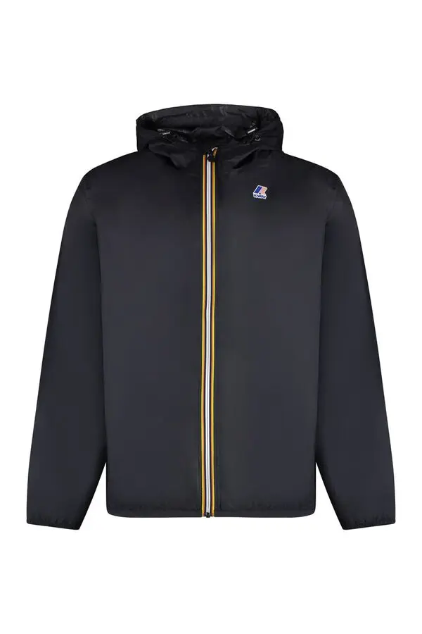 K-WAY Claude Hooded Jacket - Black