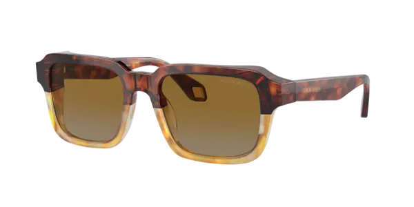 Giorgio Armani Sunglasses - Light Grey Gradient Yellow