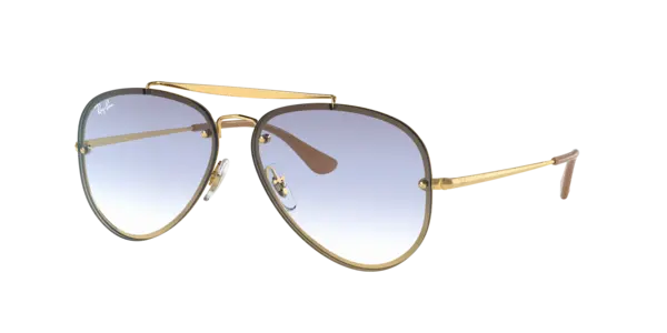 Ray-ban Blaze Aviator Sunglasses - Light Blue Gradient