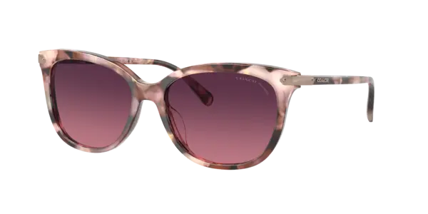 Coach Full Rim Sunglasses - Burgundy Gradient Polar