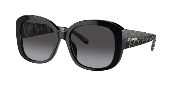 Coach Hc8363u Ch564 Sunglasses - Grey Gradient