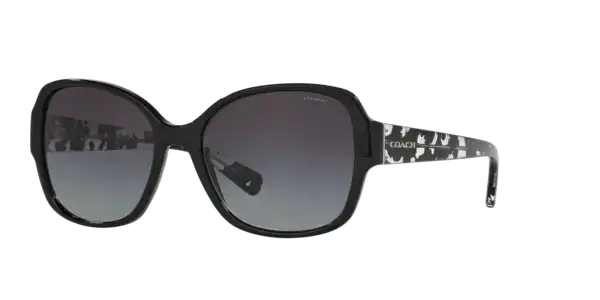 Coach Sunglass Hc8166 L154 In Grey Gradient - 50% Off  display picture 3