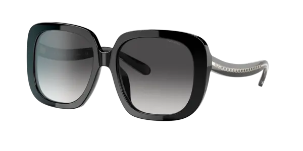 Coach Hc8323u C6185 Sunglasses - Light Grey Gradient Black