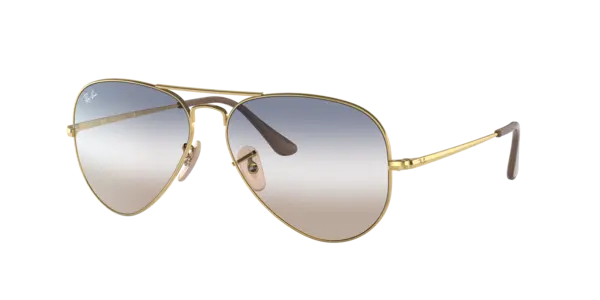 Ray-ban Bi-gradient Aviator Sunglasses - Blue,brown Gradient