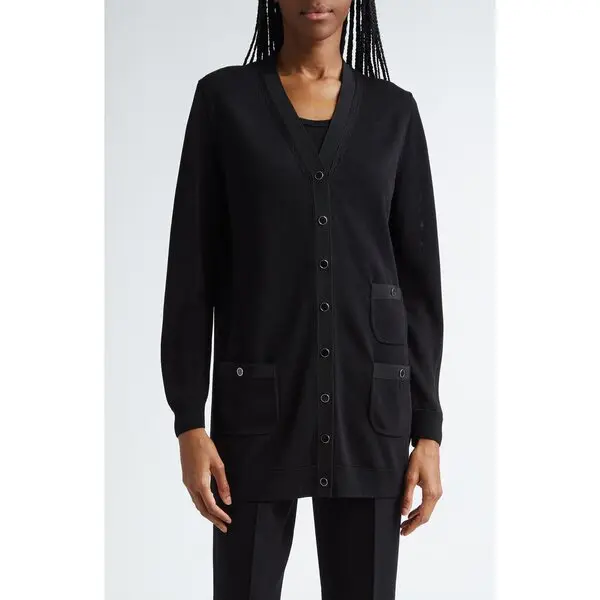 Lafayette 148 New York Three-pocket Long Cardigan