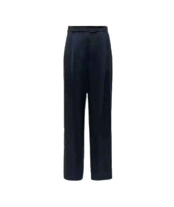 Max Mara High-rise Wide-leg Pants - Blue