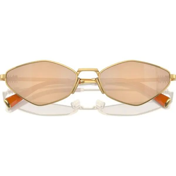 Miu Miu 56mm Irregular Sunglasses