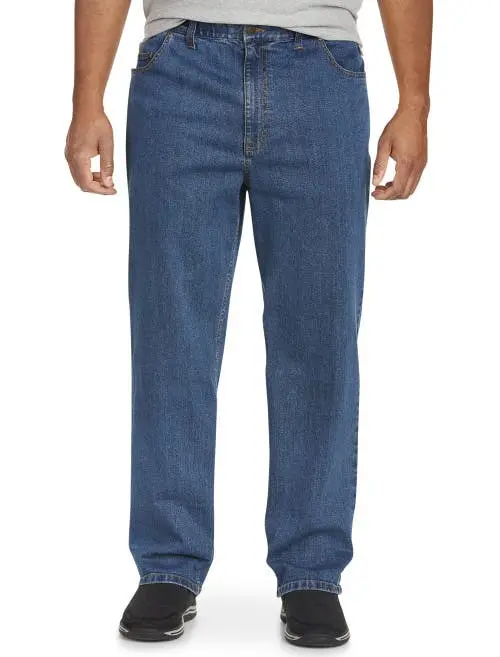 HARBOR BAY BY DXL Harbor Bay Big & Tall Continuous Comfort Stretch Jeans - Dark Wash