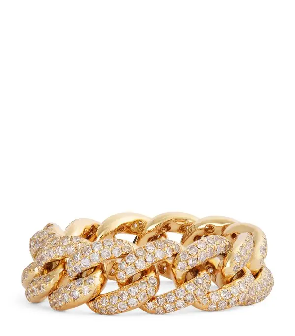 Shay Diamond Pavé Link Ring
