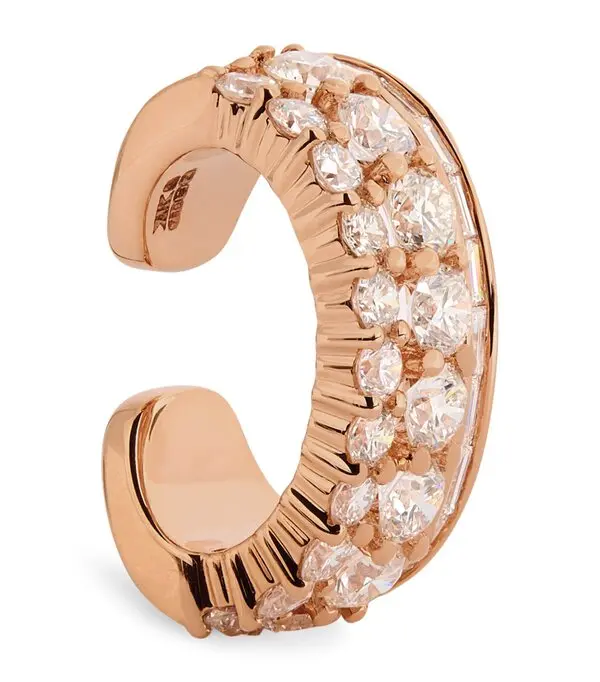 ANITA KO Diamond Lola Ear Cuff - Rose Gold
