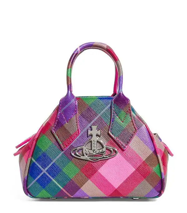Vivienne Westwood Mini Check Yasmine Top-Handle Bag - Multi