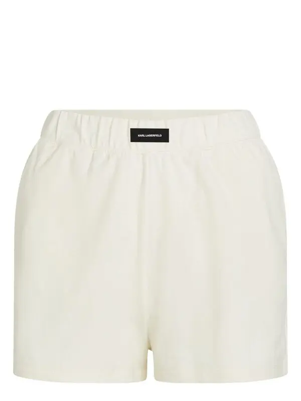 Karl Lagerfeld Logo Patch Minishorts