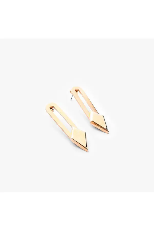 SOKO Tuliza Maxi Sliding Spinner Drop Earrings - Silver